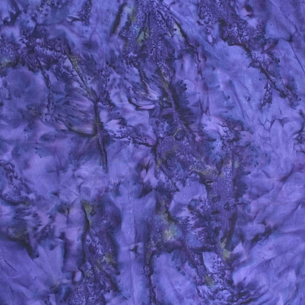 Purple Batik Fabric - Etsy