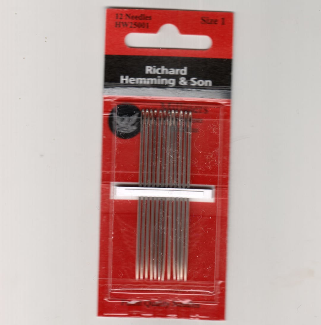 Richard Hemming Needles - Milliners Size 1 - Made in England - Etsy
