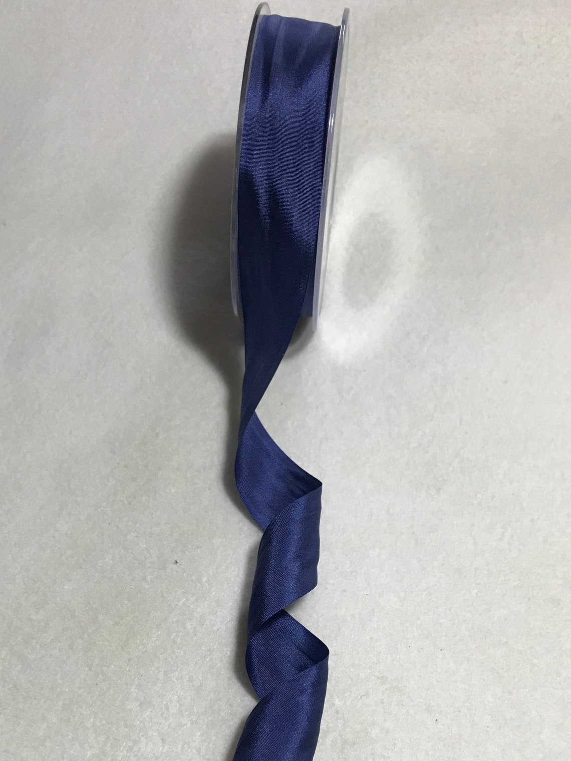 Navy Blue 25mm/1 Pure Silk Ribbon Made in France - Etsy
