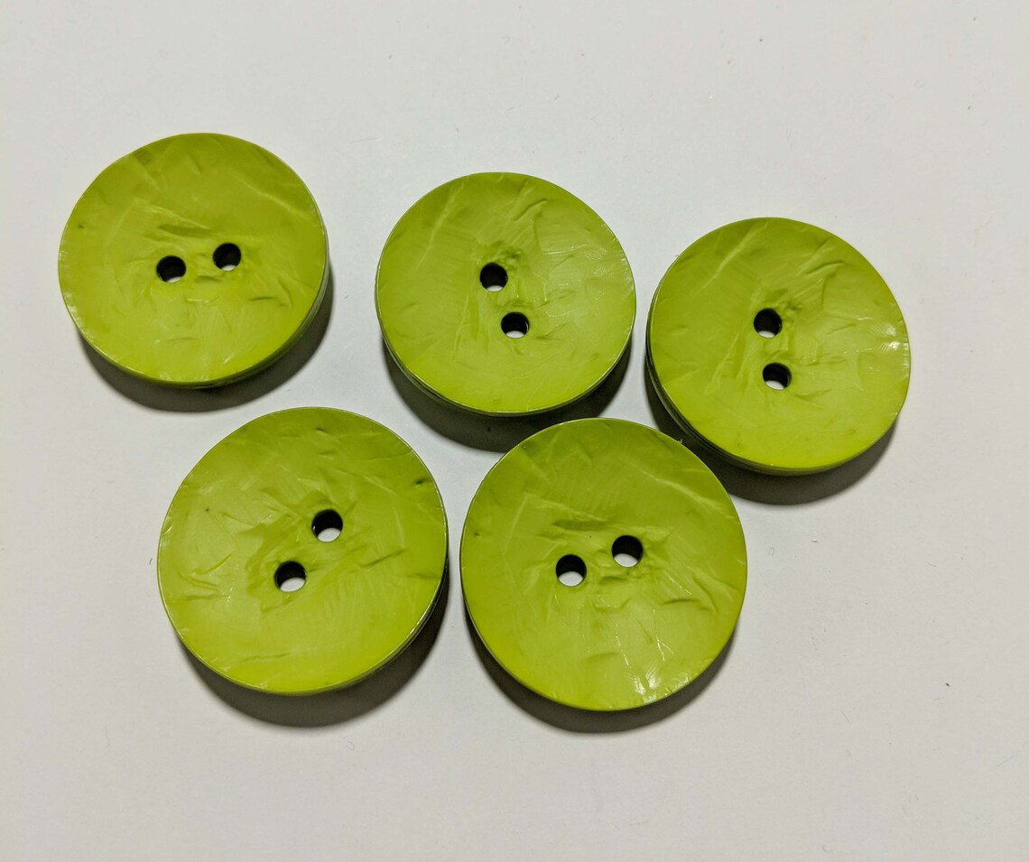 Large Round Light Green Polyamid Plastic Button - 45mm /1 3/4 Inch ...