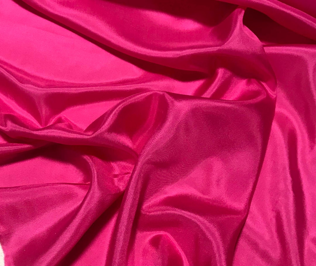 HOT PINK China Silk HABOTAI Fabric - Etsy