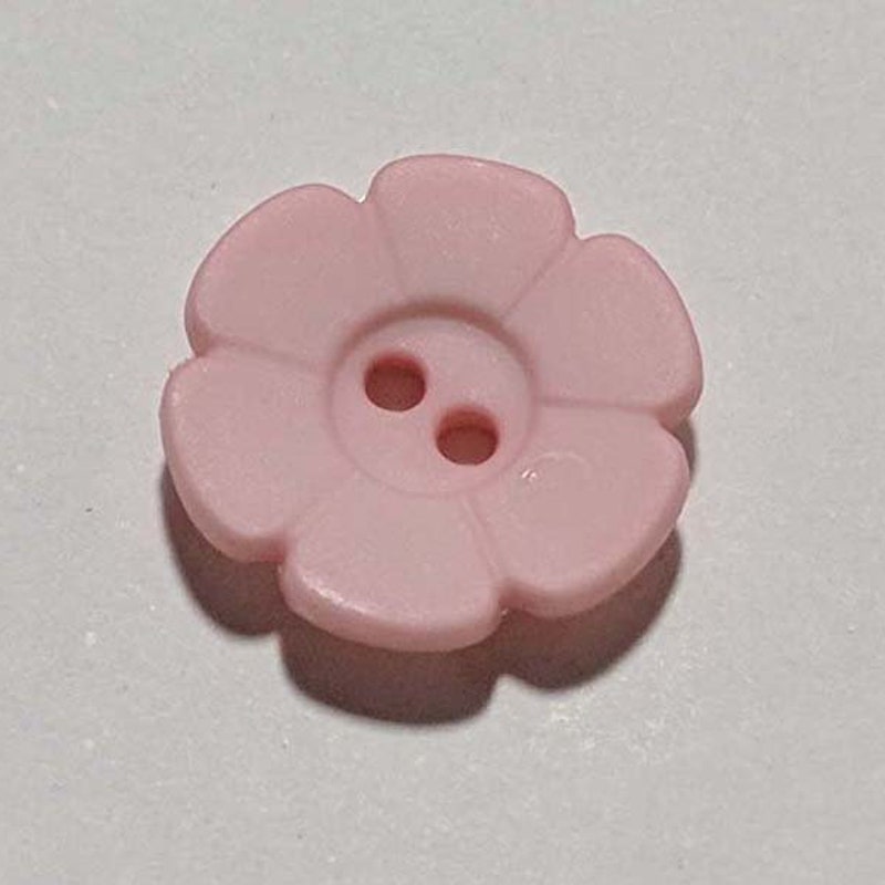 Pink Flower Large Buttons - Etsy