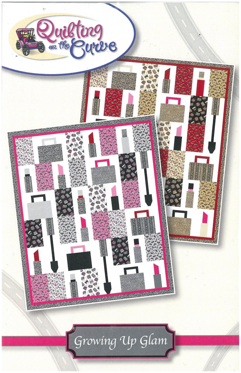 Growing up Glam Quilt Pattern-quilting on the Curve - Etsy