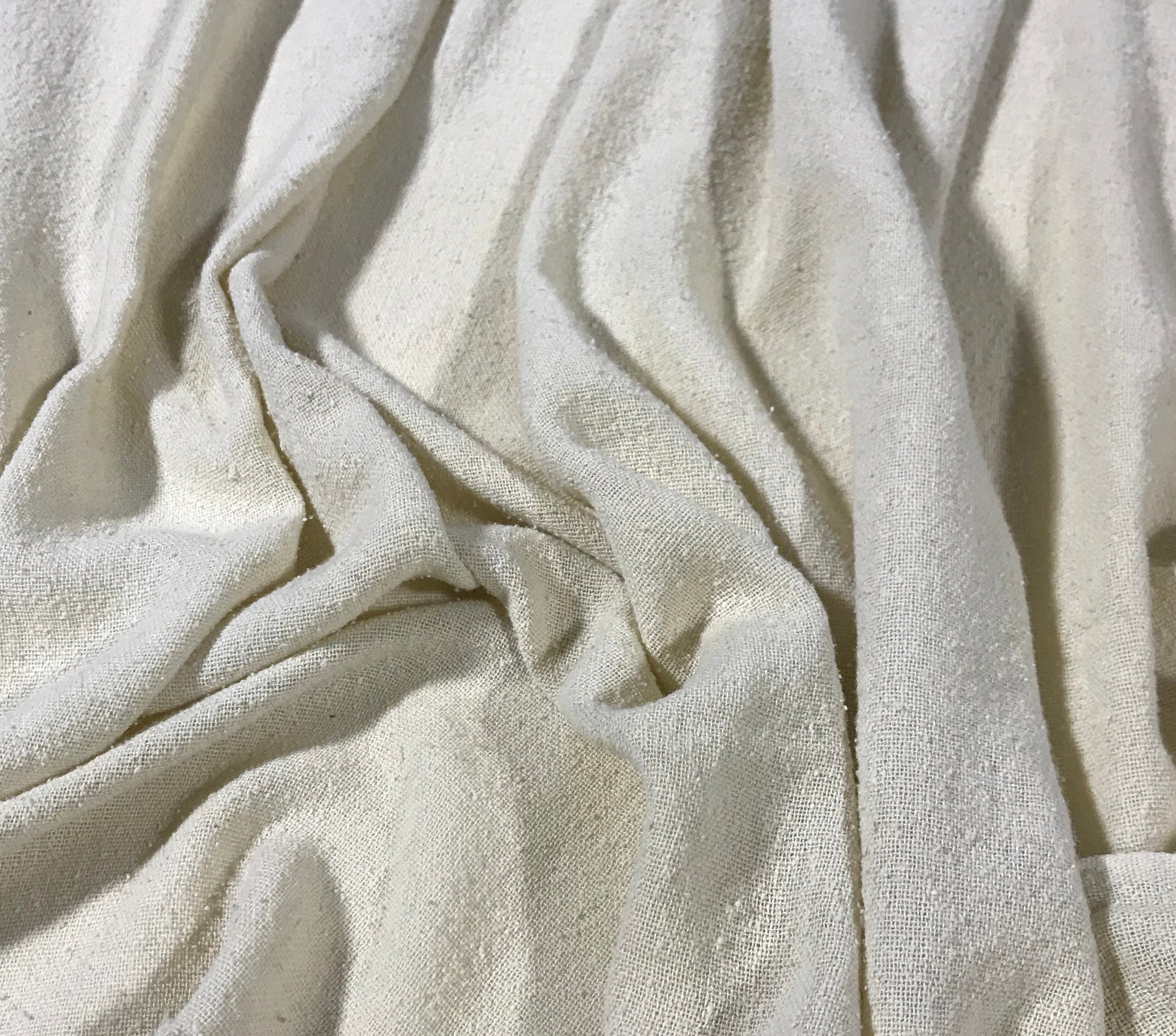 ECRU Hand Dyed Raw Silk Gauze NOIL Fabric - Etsy