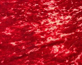 Red Crushed Velvet - Etsy