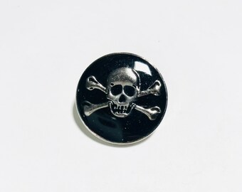 Skull Crossbones Buttons - Etsy