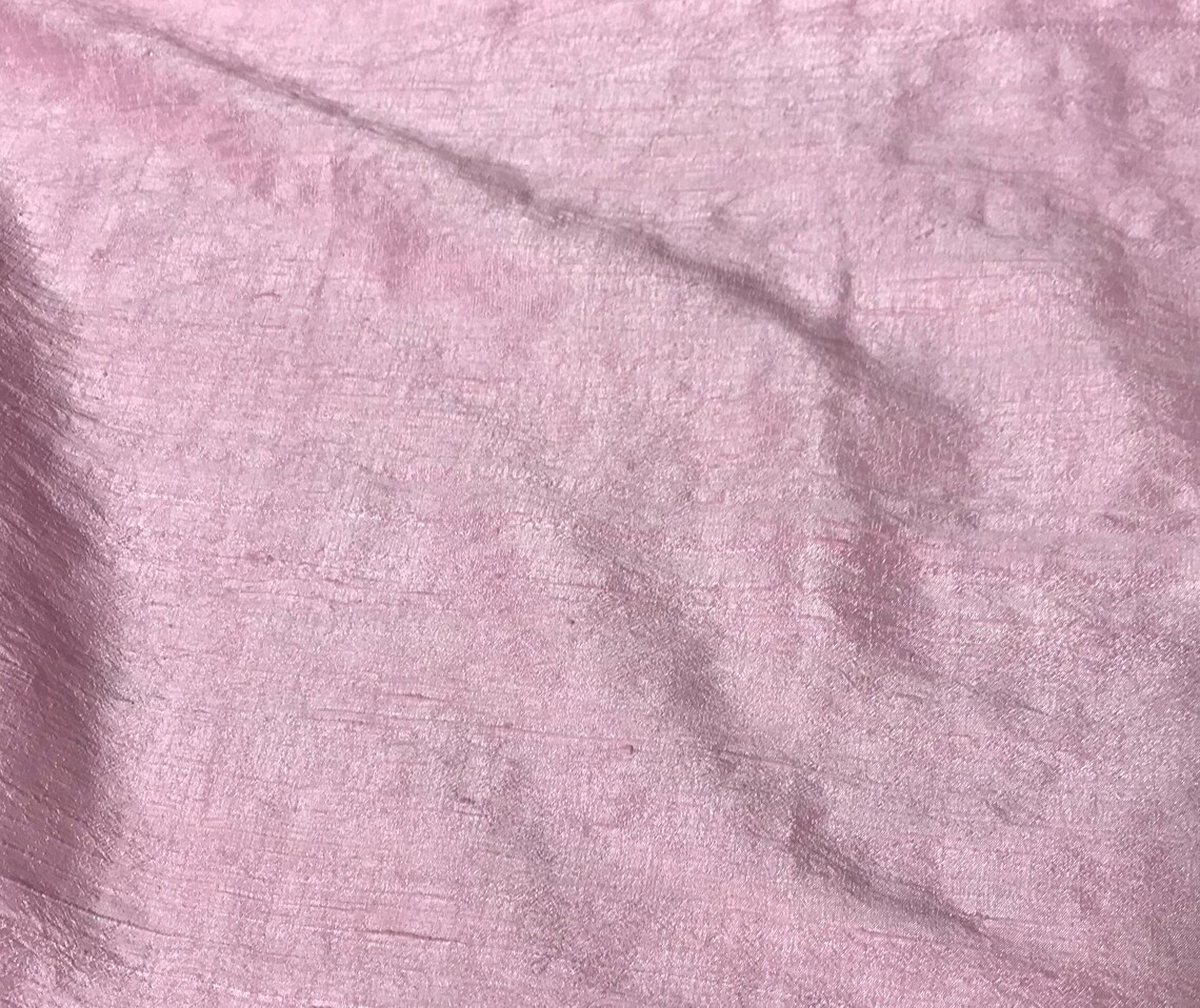 Hand Dyed Baby Pink - Silk Dupioni Fabric - Etsy