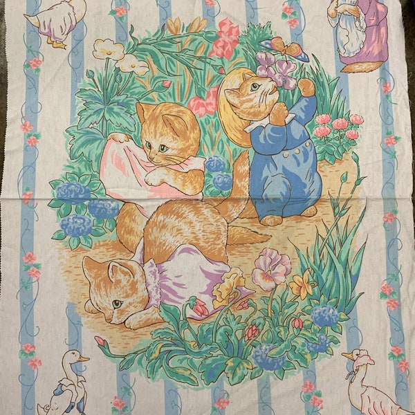 Beatrix Potter Fabric - Etsy