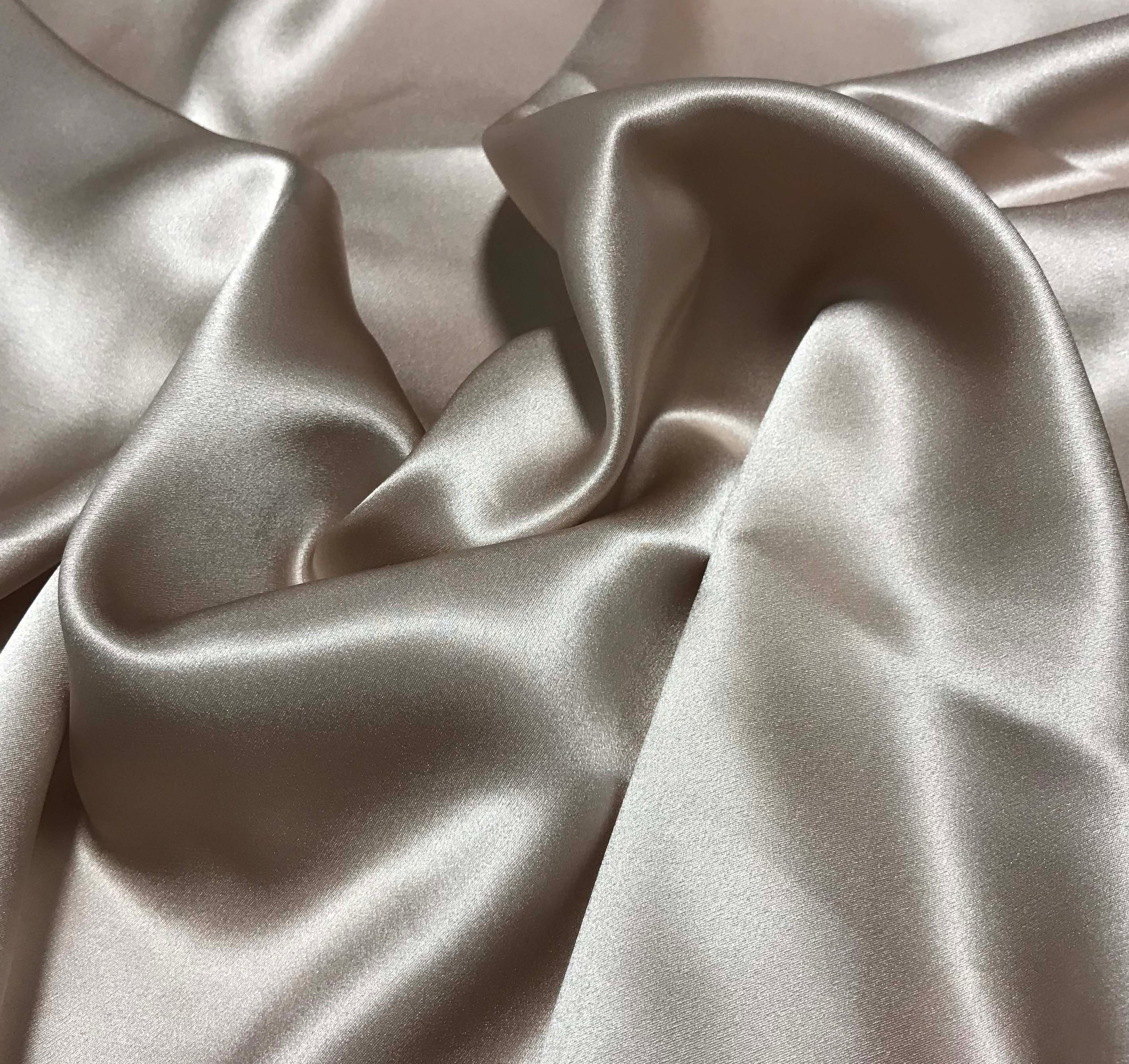 Dusty Pink - Silk Charmeuse Fabric - Etsy