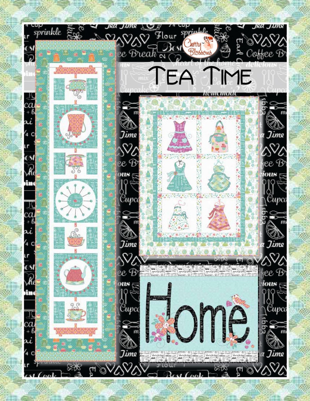 Tea Time - Quilt Pattern by Cherry Blossoms - Etsy