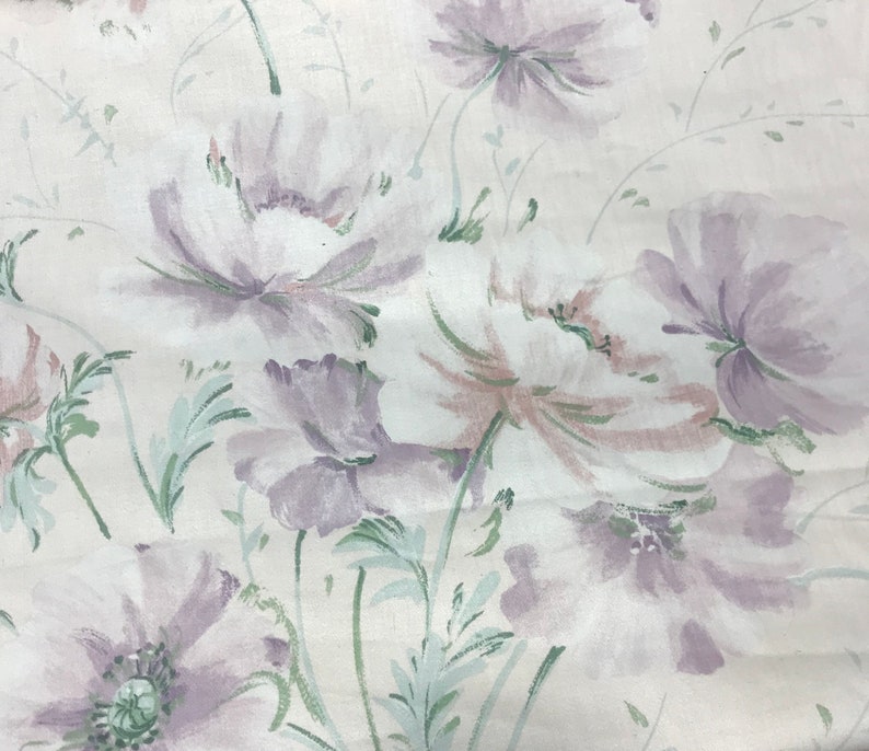 Misty Floral - Cotton Sateen Decorator Fabric - Etsy
