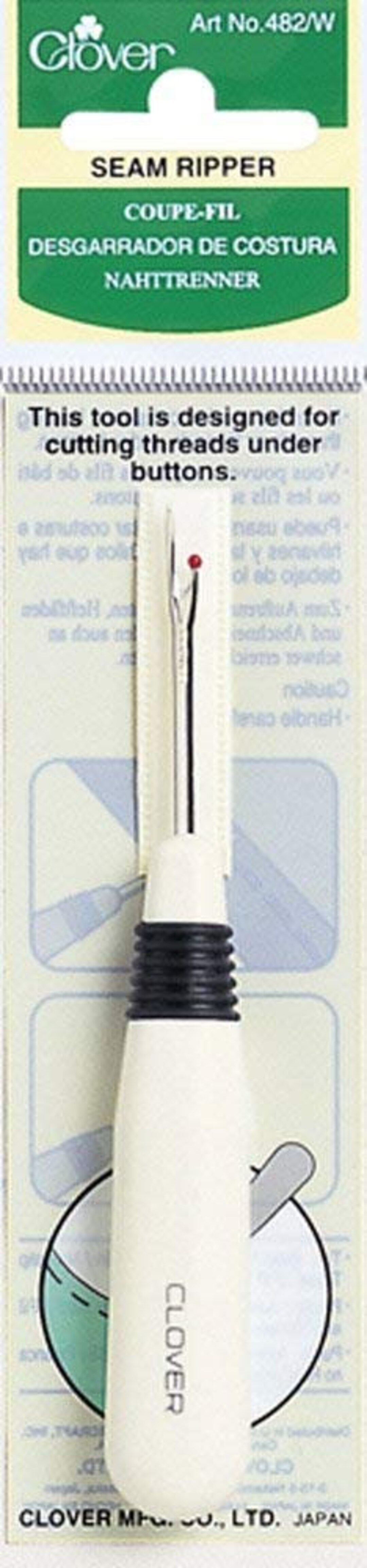 Clover White Ergonomic Seam Ripper - Etsy