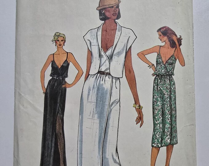 Vintage 1970's Vogue 1253 Focus on Embroidery Dress Pattern Size Large ...