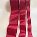 Cherry Red Wired Taffeta Ribbon - Made in France (3 Widths to Choose ...