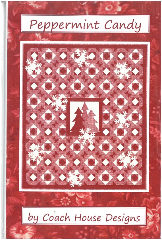 Peppermint Candy Quilt Pattern coach House Designs | Etsy