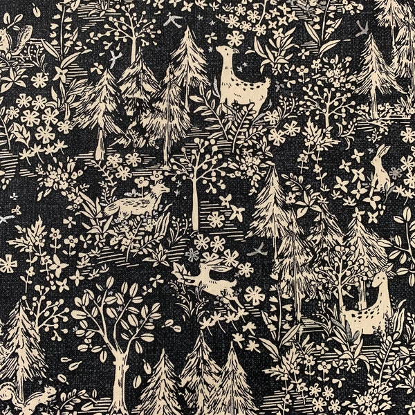 Woodland Fabric - Etsy