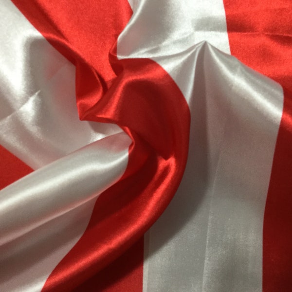 Red Striped Fabric - Etsy