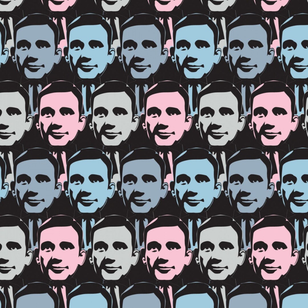 Michael Scott - the Office - EE Schenck Cotton Fabric - Etsy