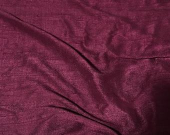 Maroon Silk Fabric | Etsy