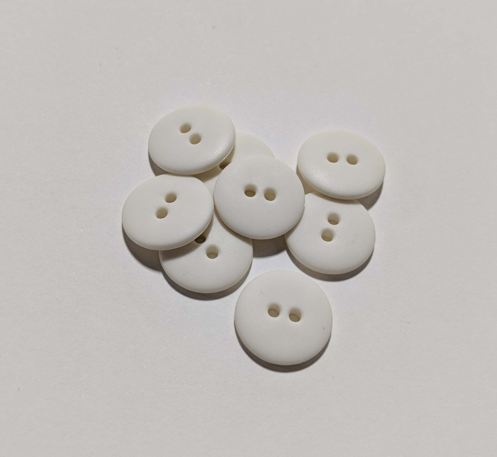 Off White Round 2 Hole Plastic Button 15mm / 5/8 Inch Dill - Etsy