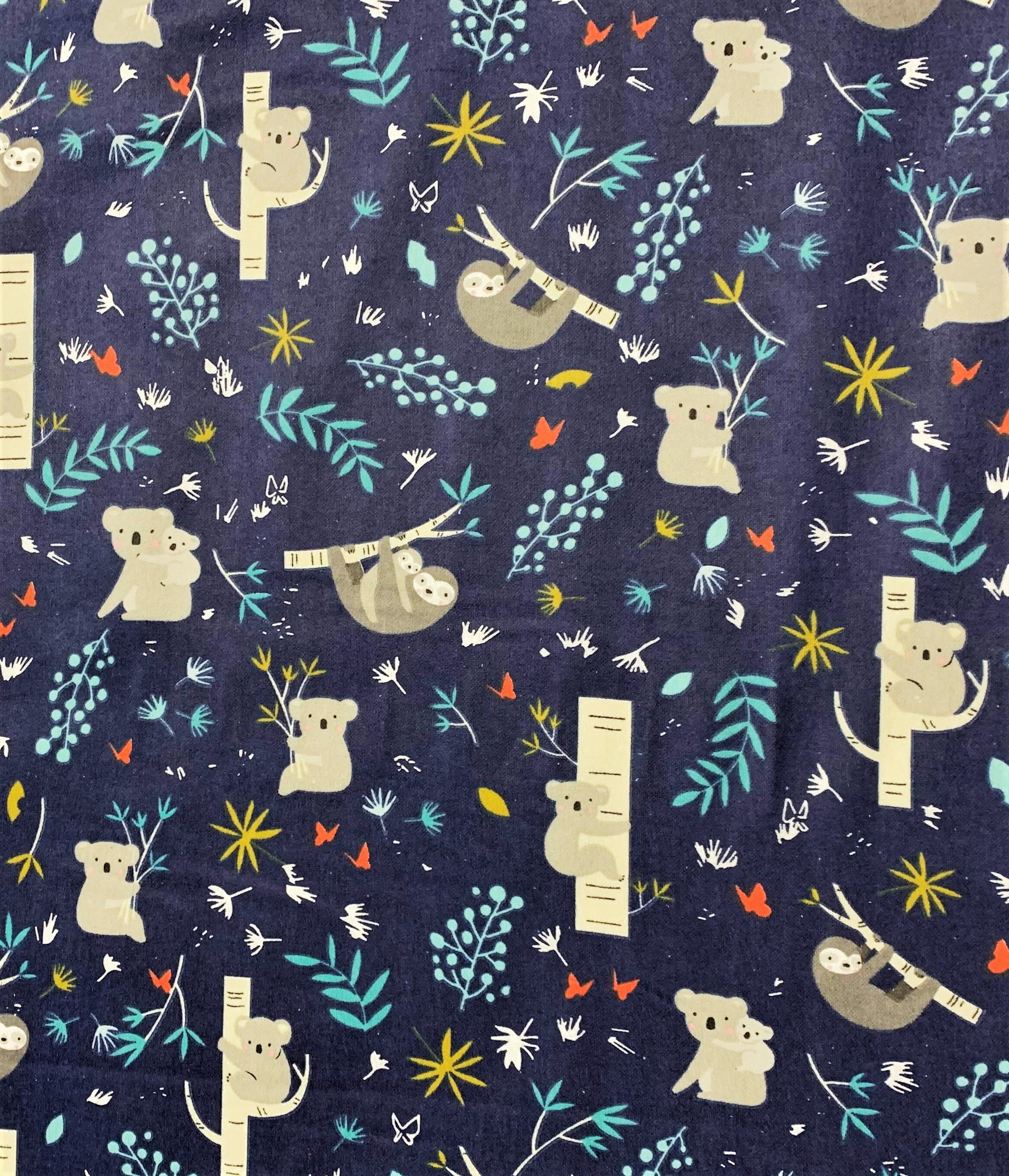 Flannel Joey Main Navy - Riley Blake Cotton Flannel Fabric - Etsy UK