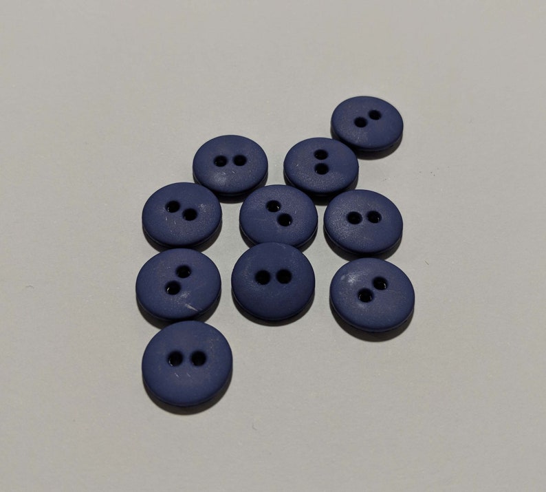 Blue Teal Round 2 Hole Plastic Button 13mm / 1/2 Inch Dill - Etsy