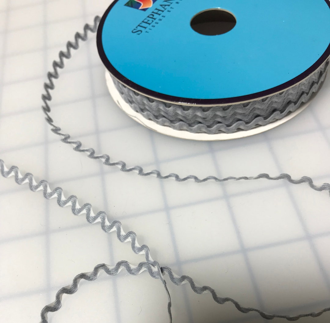 Gray & White Ric Rac Trim Made in France 1/4" Wide X 3 Yards - Etsy