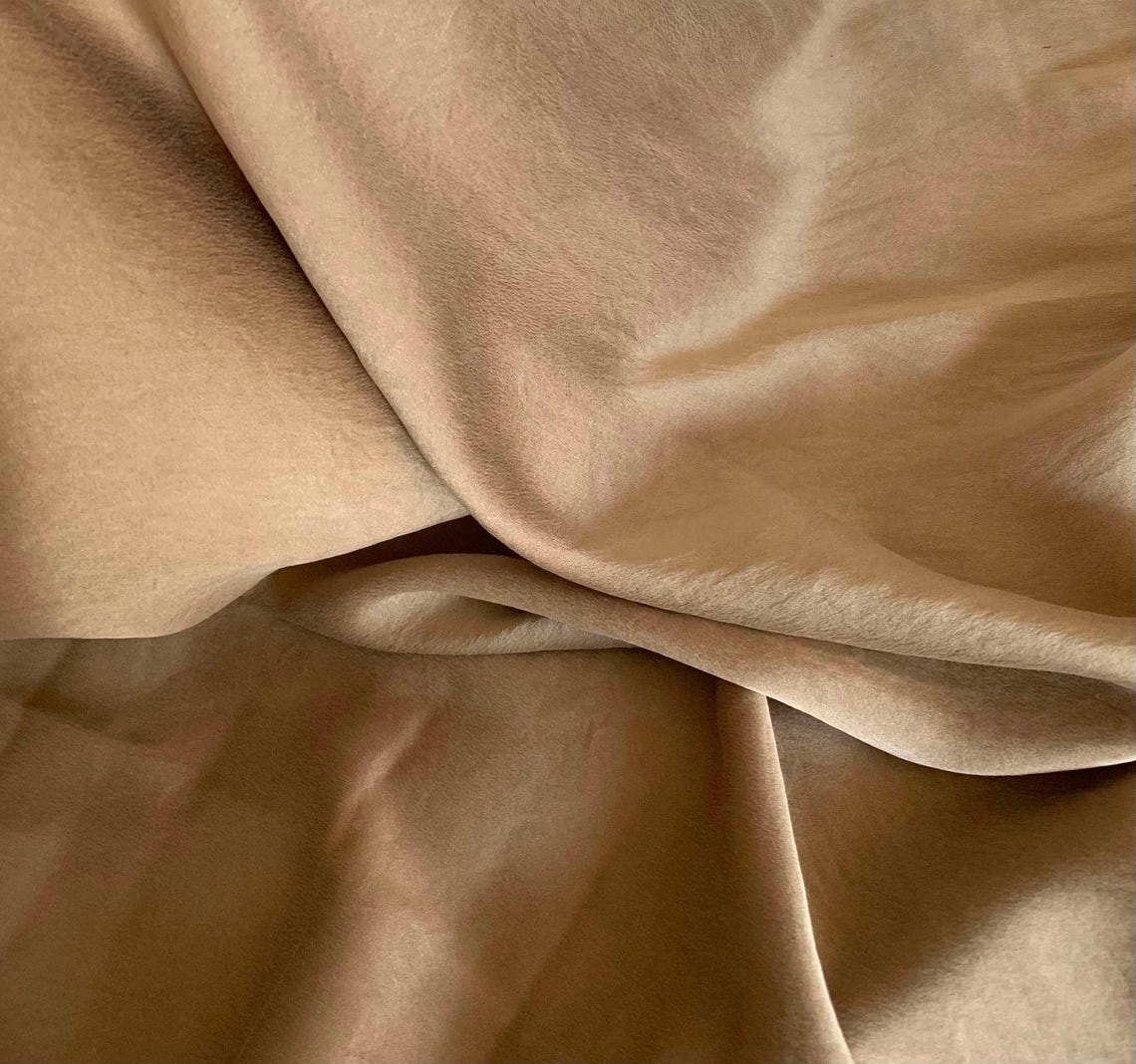 Toasty Brown - Sandwashed Silk Charmeuse Fabric - Etsy
