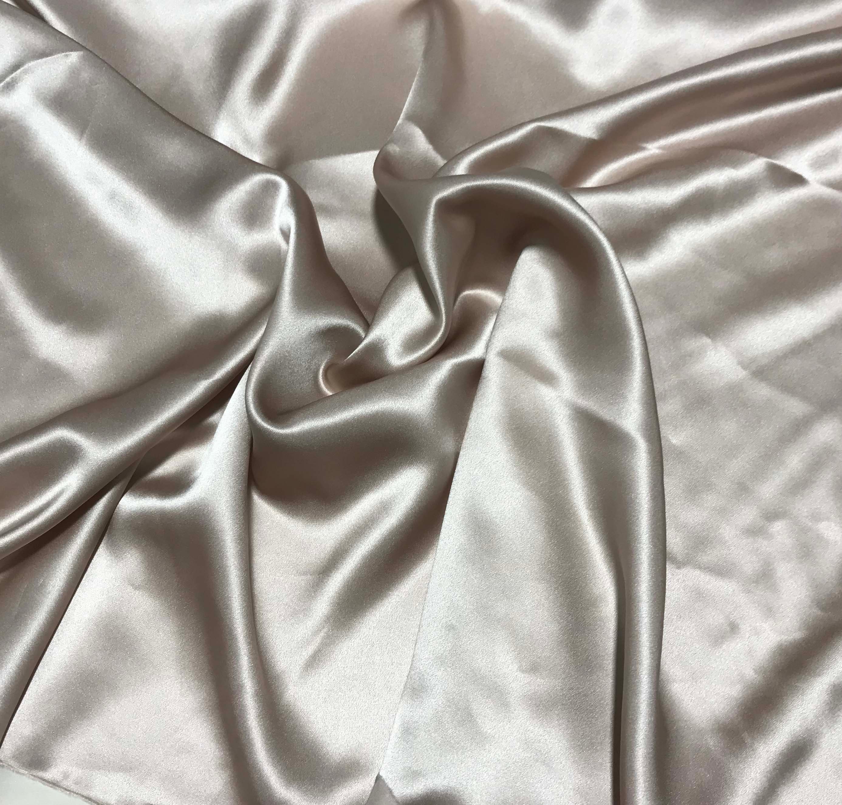 Dusty Pink - Silk Charmeuse Fabric - Etsy