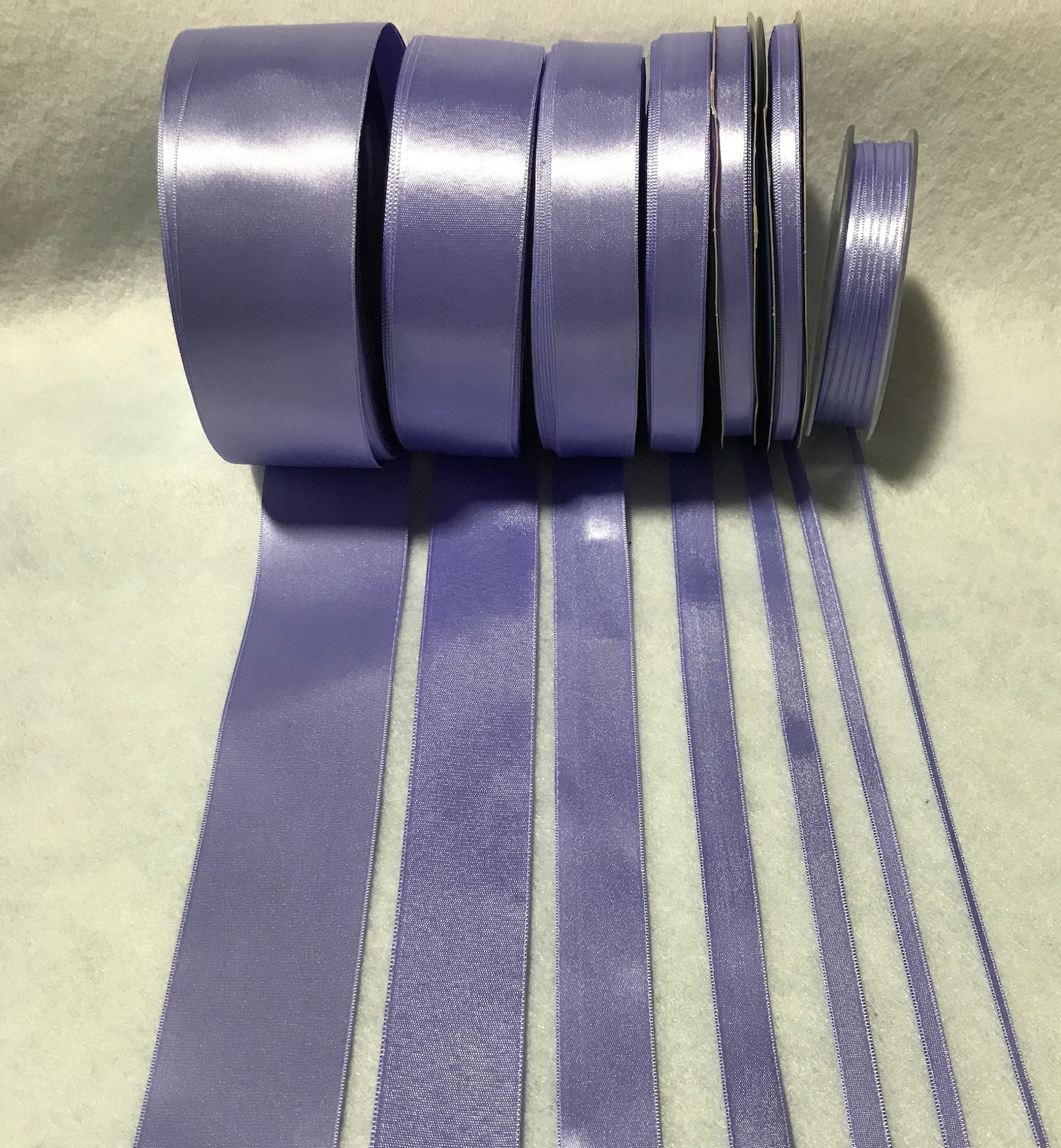 Periwinkle Double Sided Satin Ribbon Made in France 7 - Etsy