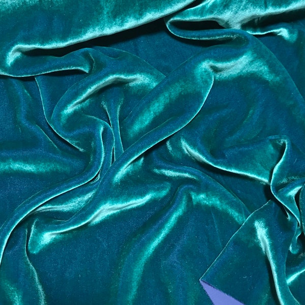 Blue Velvet Fabric - Etsy