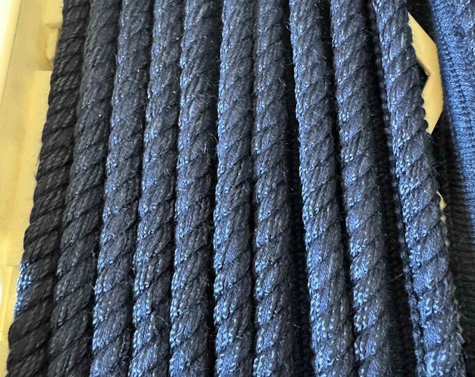 Navy Blue Lip Cord Braid Gimp Trim by Conso 1/2" Wide X 2 Yard ...
