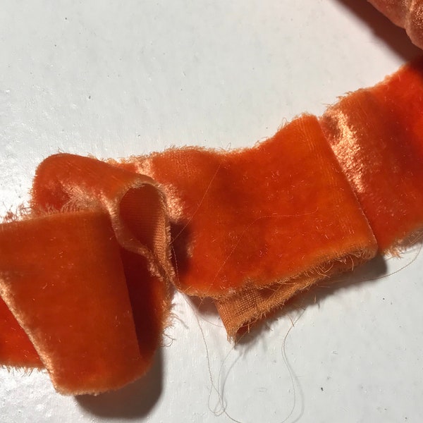Orange Velvet - Etsy