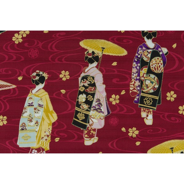 Geisha Fabric - Etsy