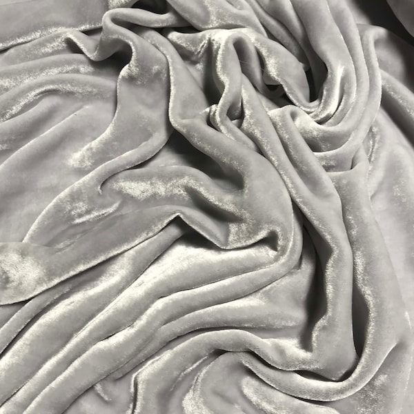 Silver Fabric - Etsy
