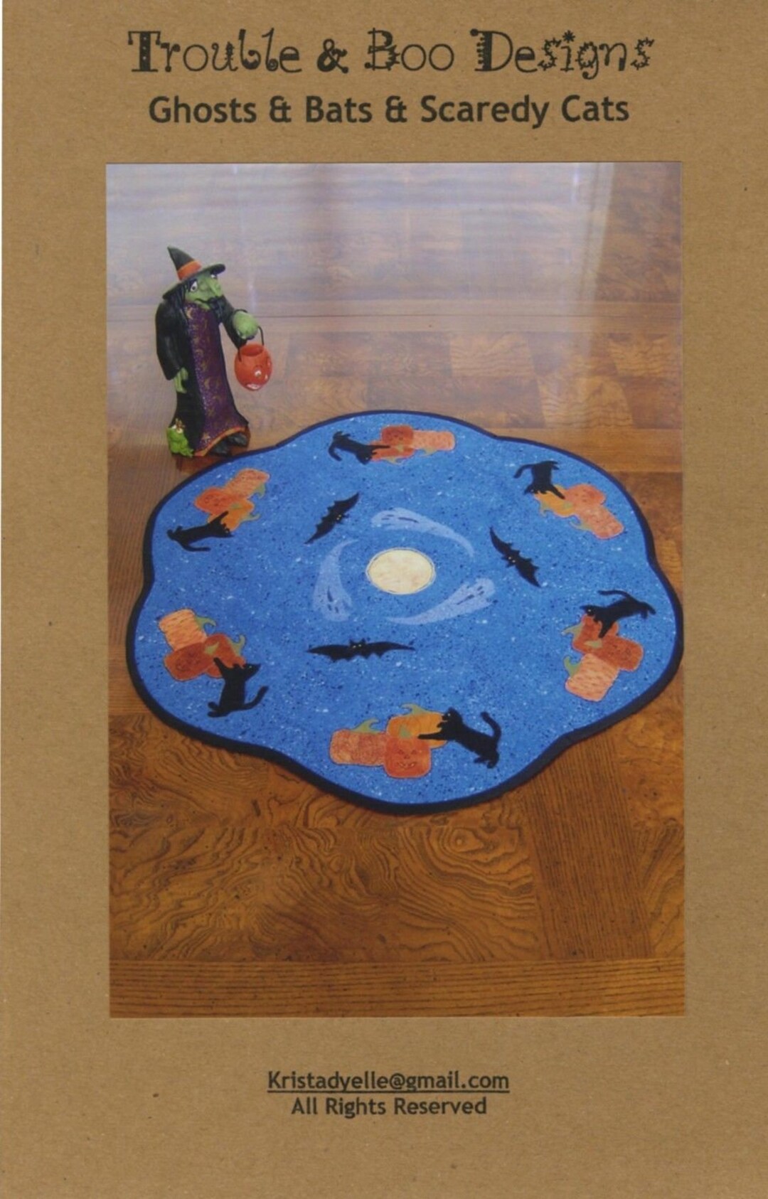 Ghosts and Bats and Scaredy Cats - Quilt Pattern by Trouble & Boo ...