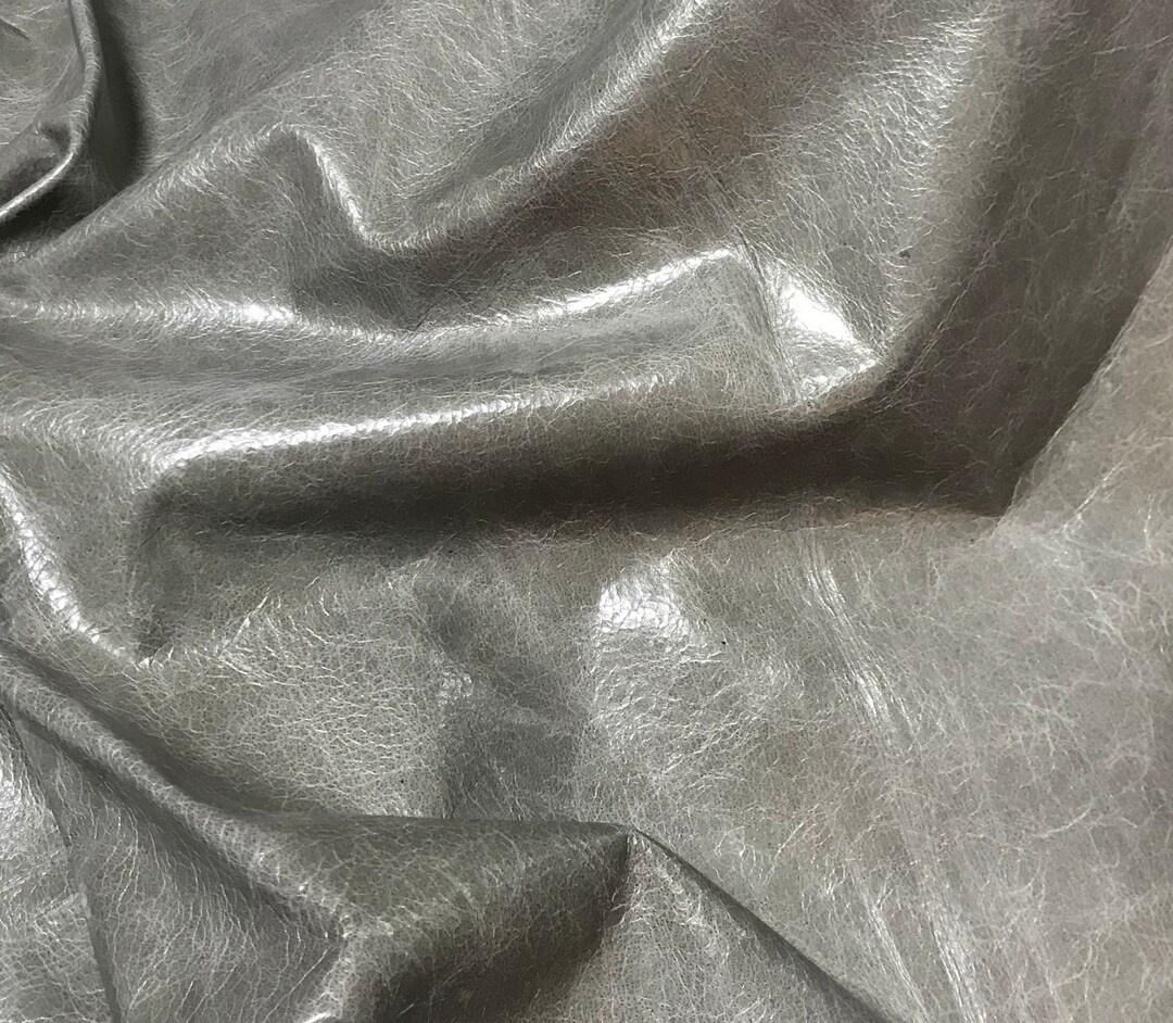 Mottled Elephant GRAY Cow Hide Leather 8"x8" Piece - Etsy