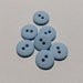 Light Blue Round 2 Hole Plastic Button 13mm / 1/2 Inch Dill Buttons Set ...