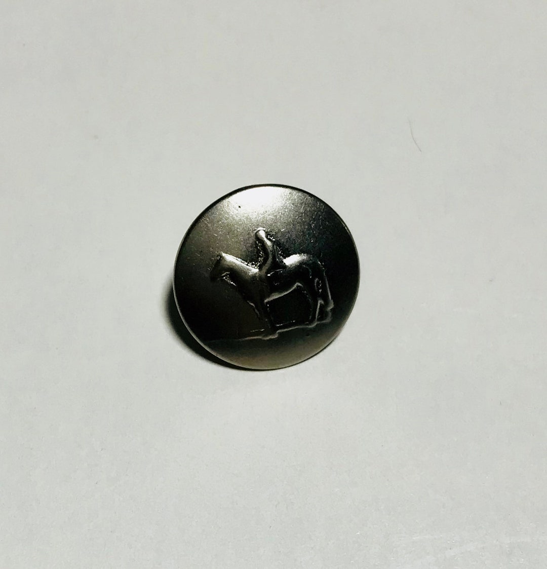 Cowboy Horse Metal Button 15mm / 5/8 Marque Dill Buttons - Etsy France
