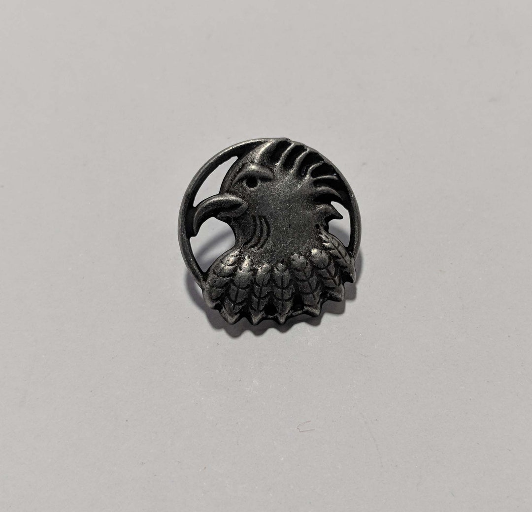 Rooster / Chicken Metal Button - 25mm / 1" - Dill Buttons - Etsy