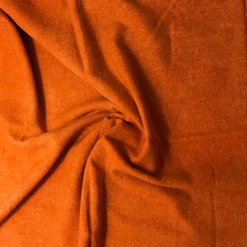 Orange Linen Fabric - Etsy