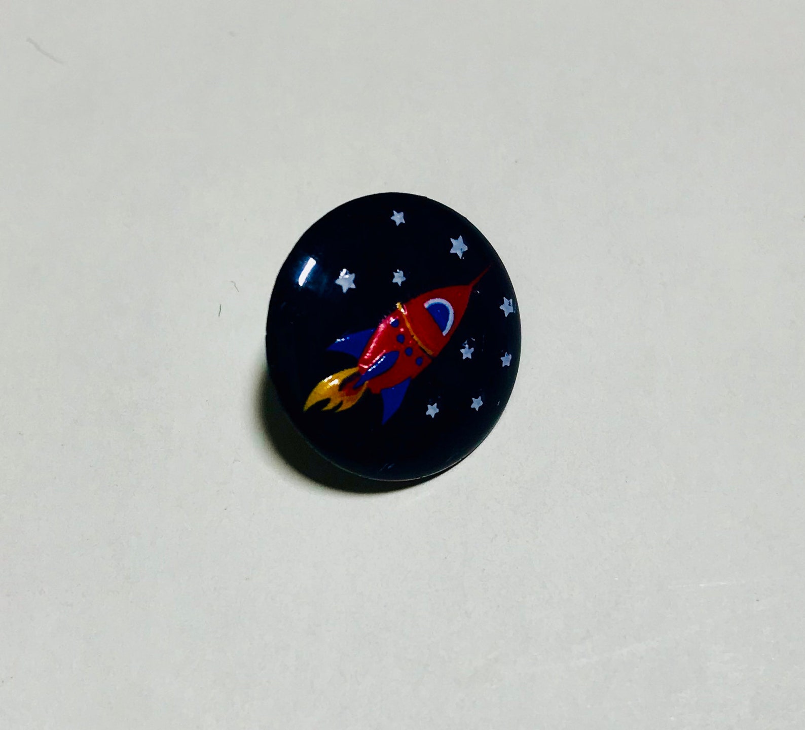 Space Rocket Ship Plastic Button - 15mm / 5/8" - Dill Buttons Brand ...