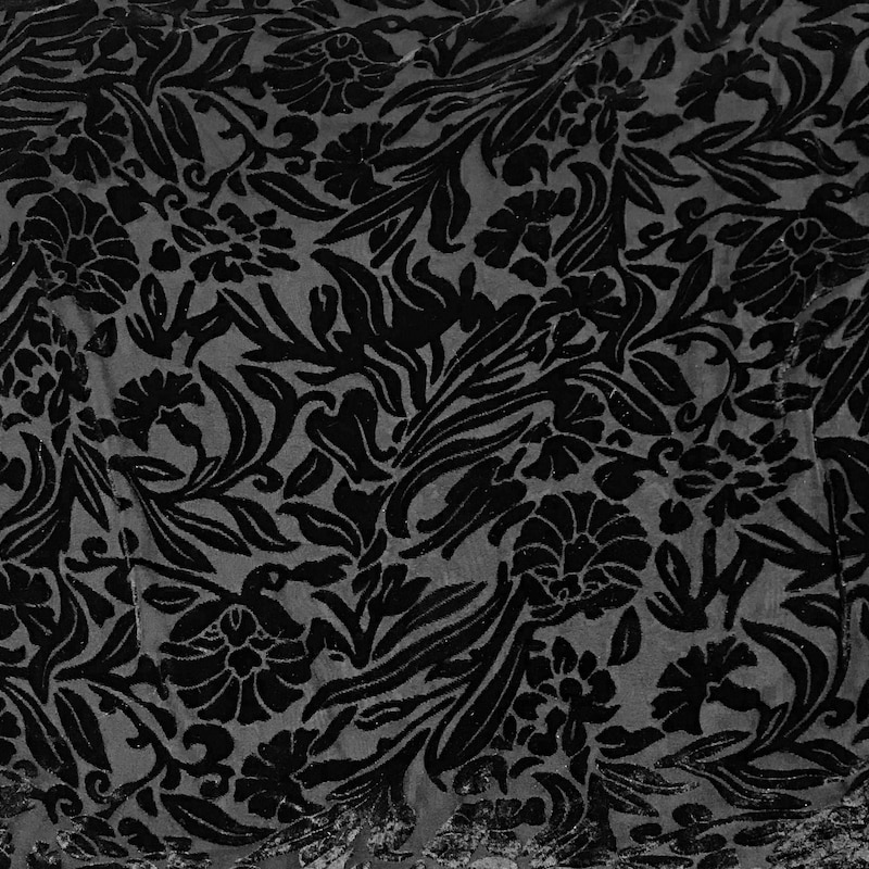 Burnout Velvet Fabric - Etsy