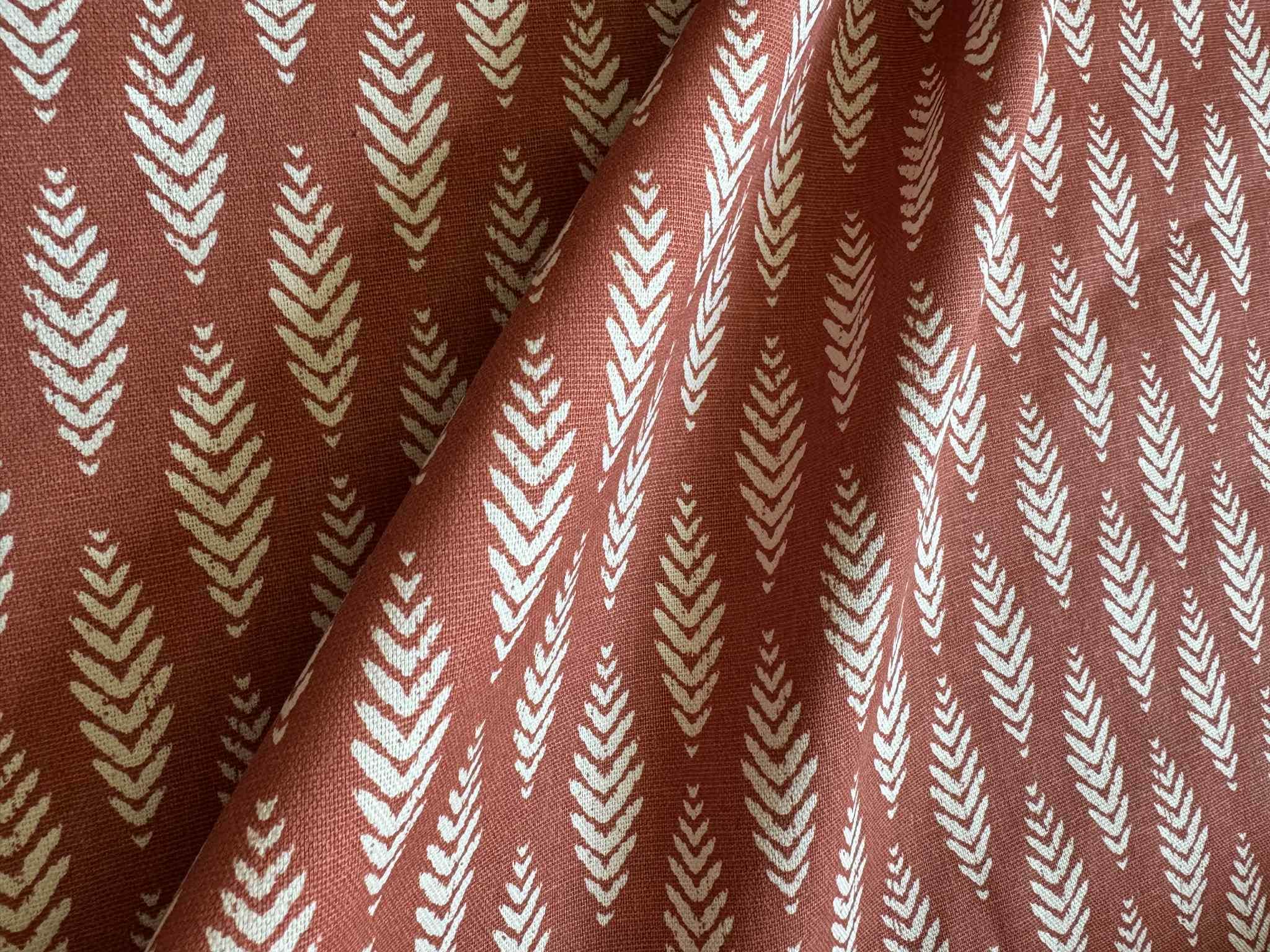 Ash Sandstone Reed Feather Aztec Southwest Rust - Premier Prints Cotton ...