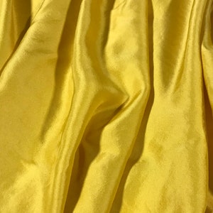 MUSTARD YELLOW Hand Dyed Silk Twill Fabric - Etsy