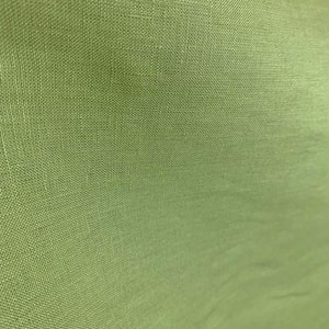 Apple Green 100% Linen Fabric - Etsy