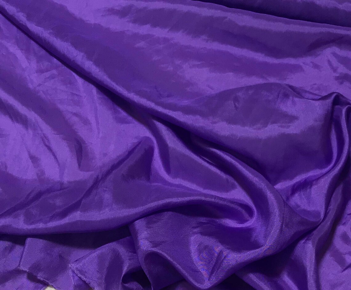VIOLET PURPLE China Silk HABOTAI Fabric - Etsy