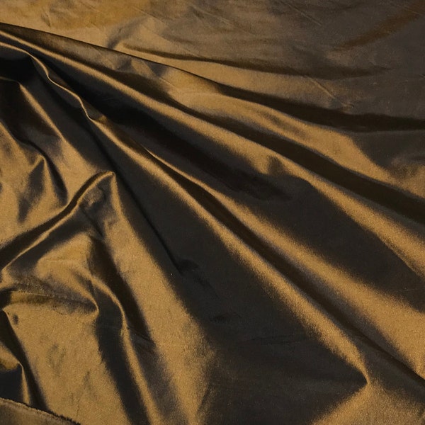 Bronze Silk Fabric - Etsy