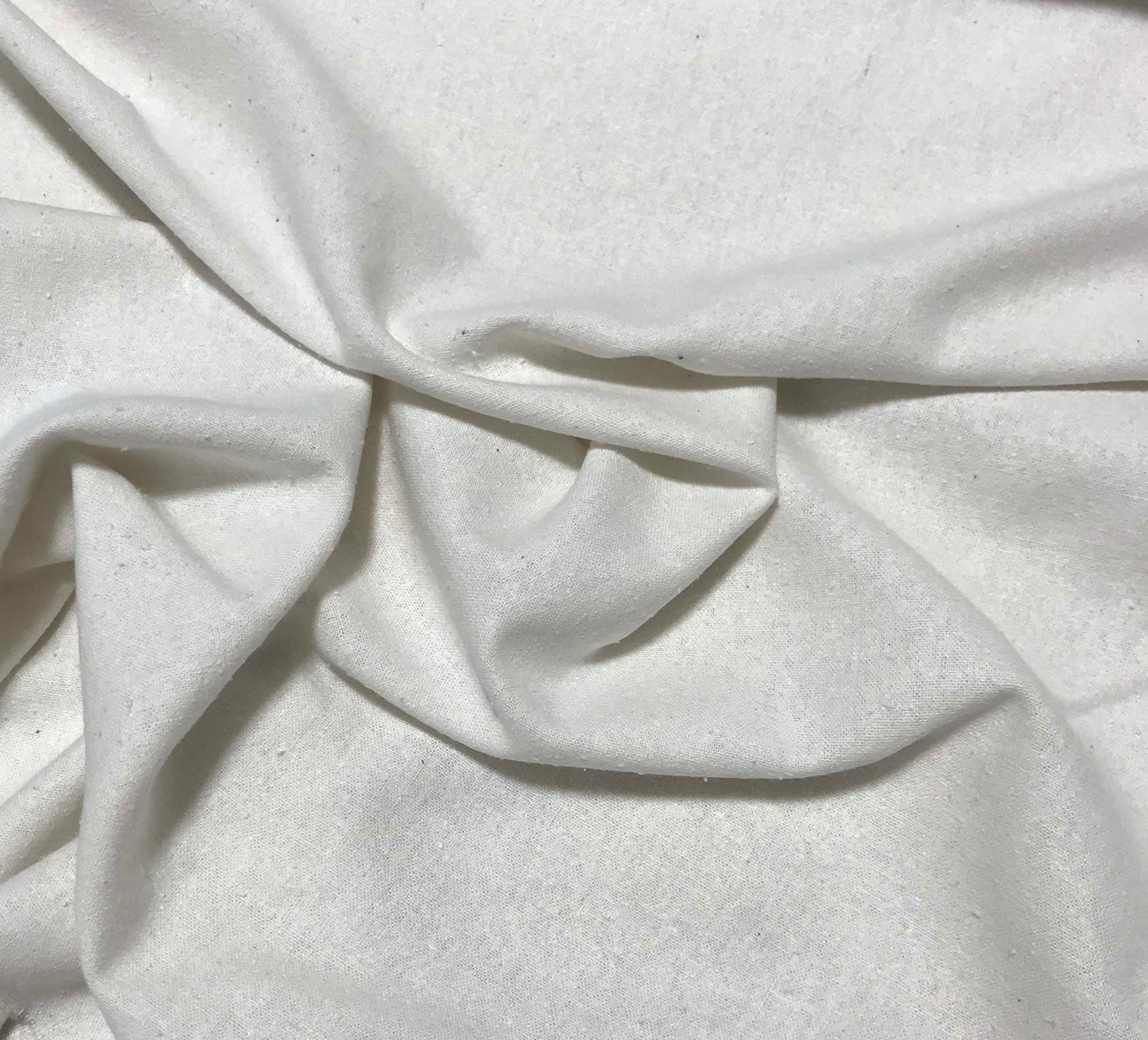 NATURAL WHITE Raw Silk NOIL Fabric - Etsy