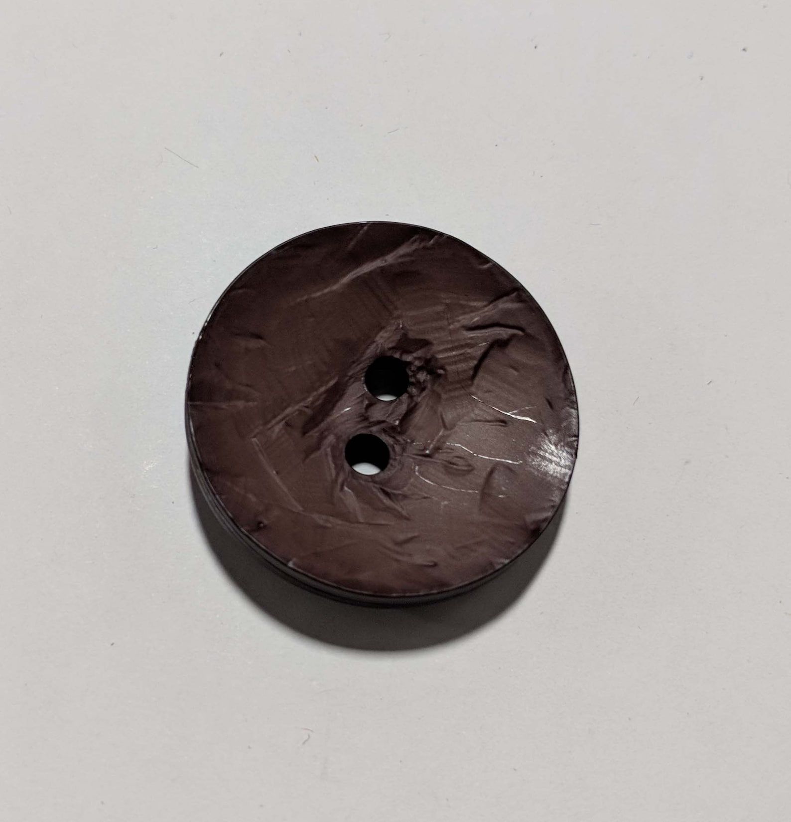 Large Round Dark Brown Polyamid Plastic Button 45mm /1 3/4 - Etsy